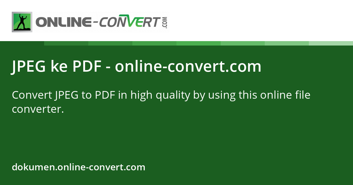 JPEG ke PDF - online-convert.com