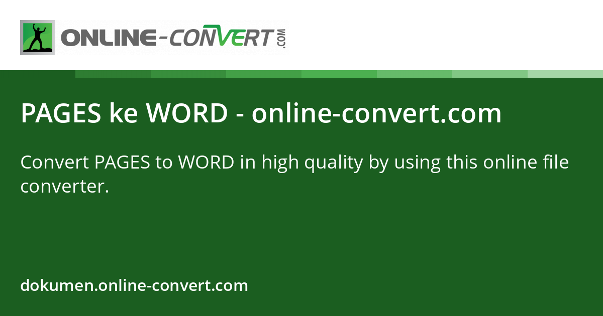 PAGES ke WORD - online-convert.com